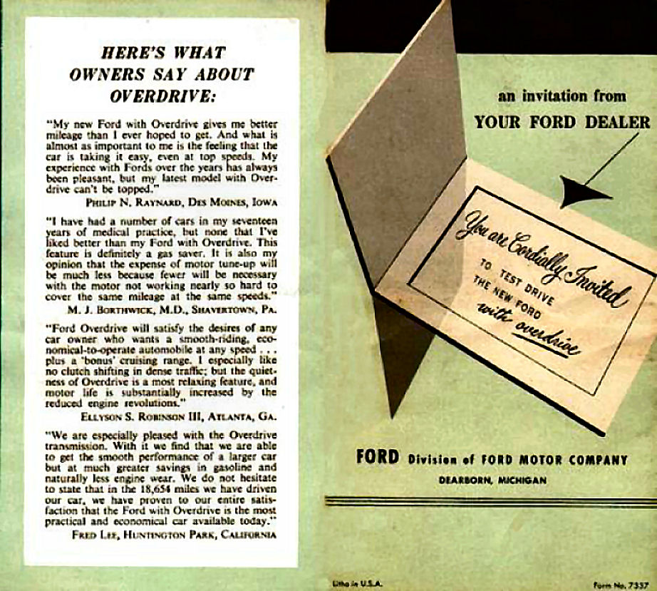 The Old Car Manual Project Brochure Collection